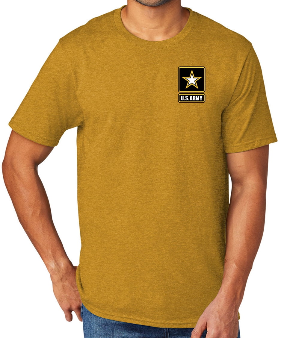 US Army Military Men's TriBlend Tee Shirt, 3XL Ochre Yellow Heather - Walmart.com