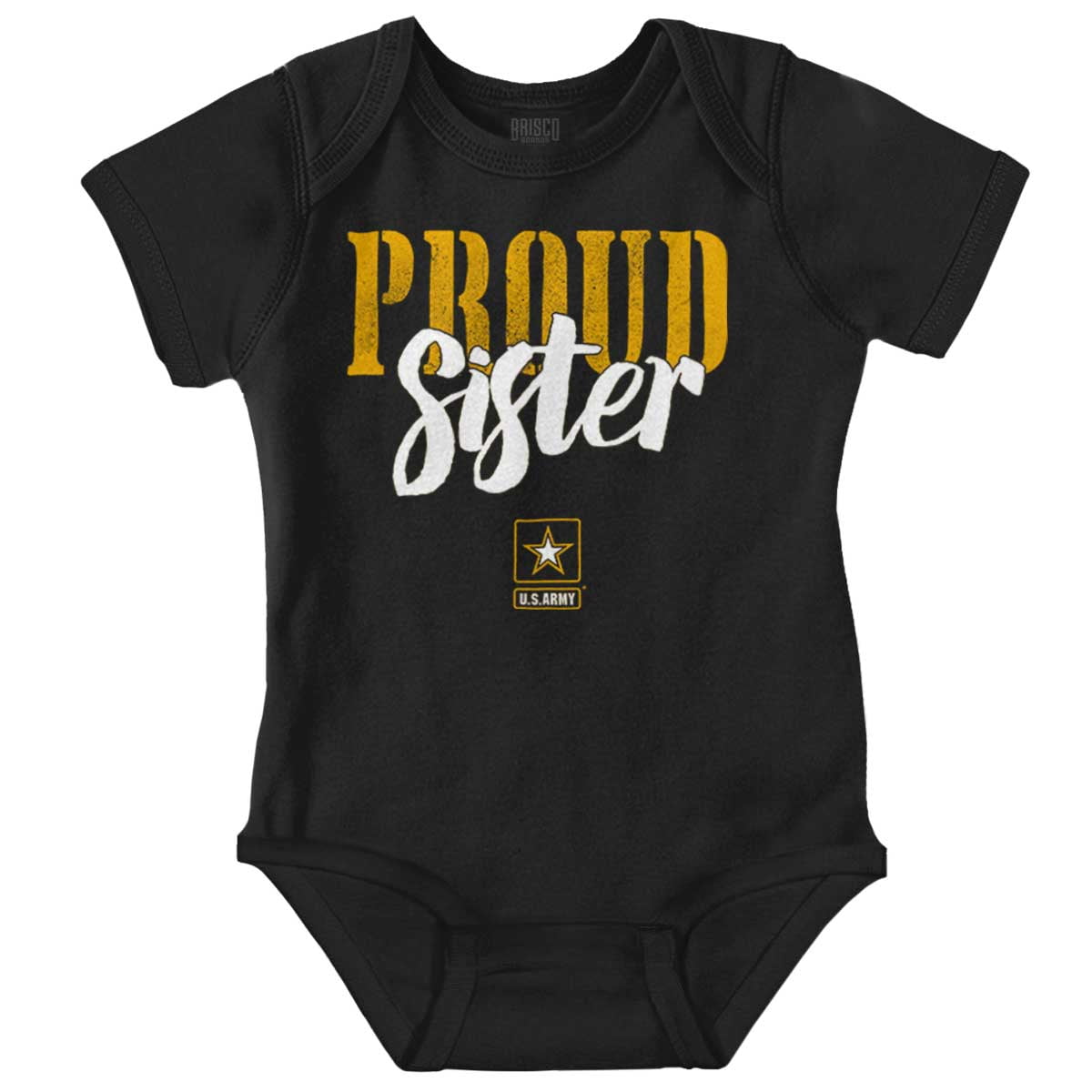 US Army Proud Sister Military Logo Bodysuit Jumper Girls Infant Baby ...