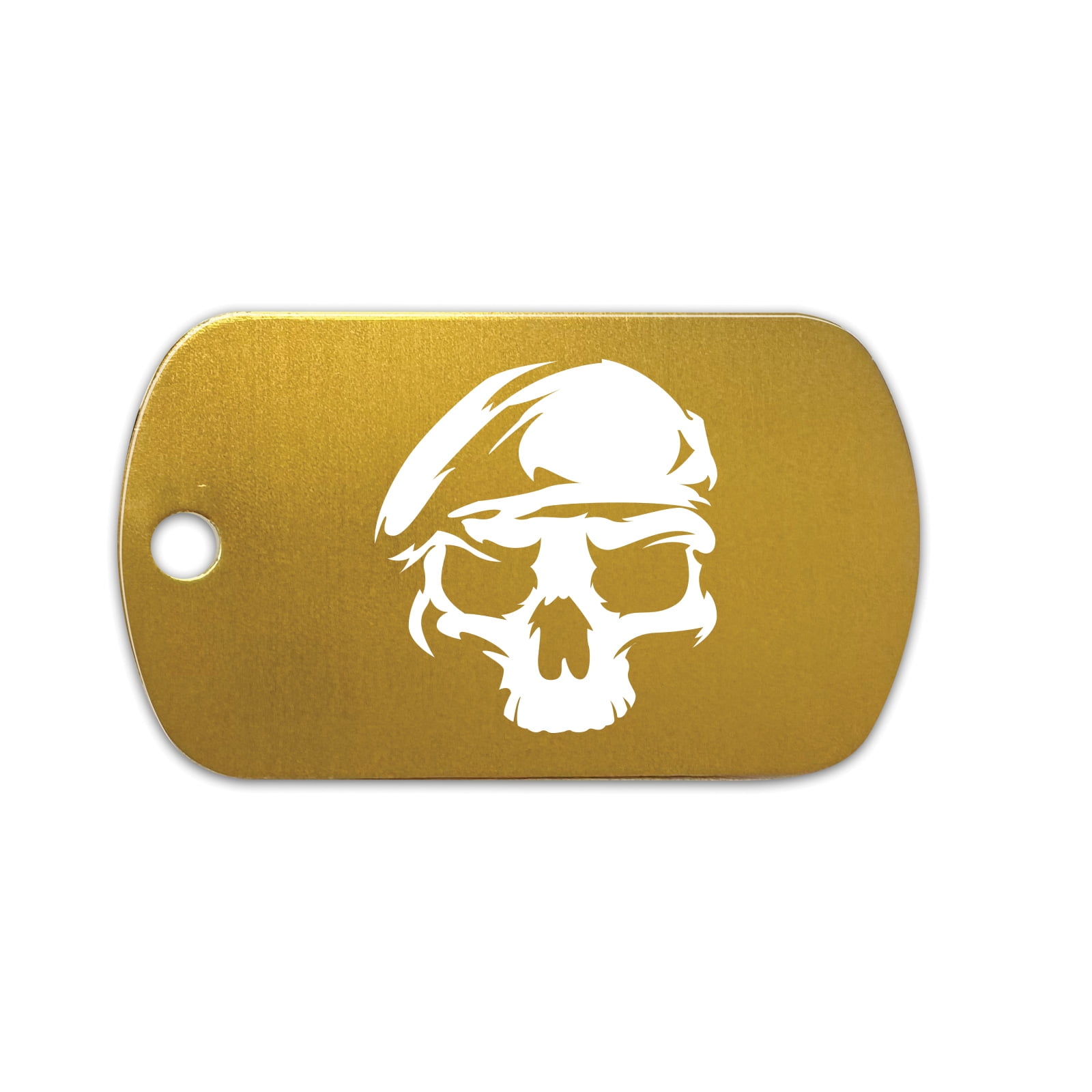 US Army Ranger Skull GI Dog Tag Aluminum Keychain rangers unit special ...