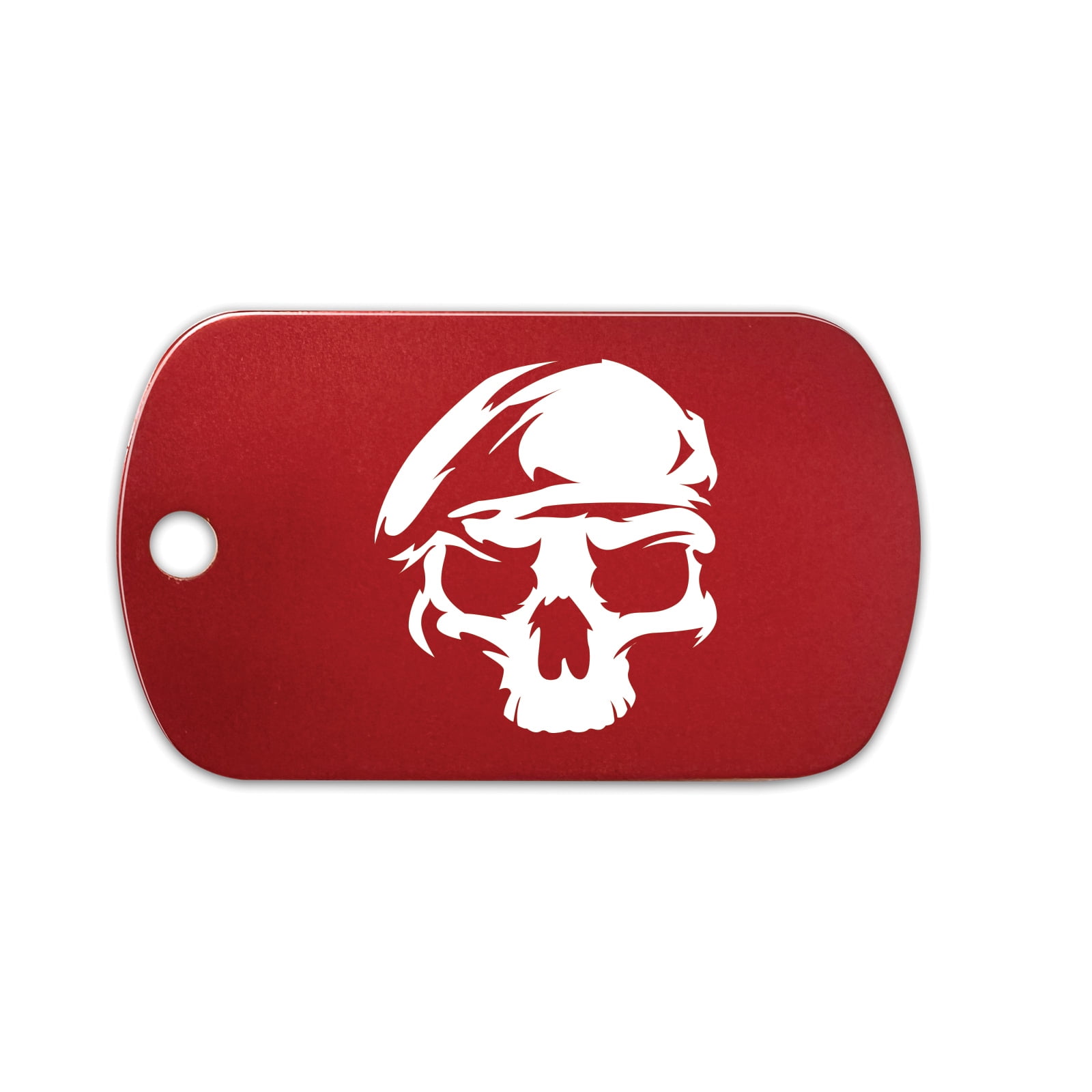 US Army Ranger Skull GI Dog Tag Aluminum Keychain rangers unit special ...