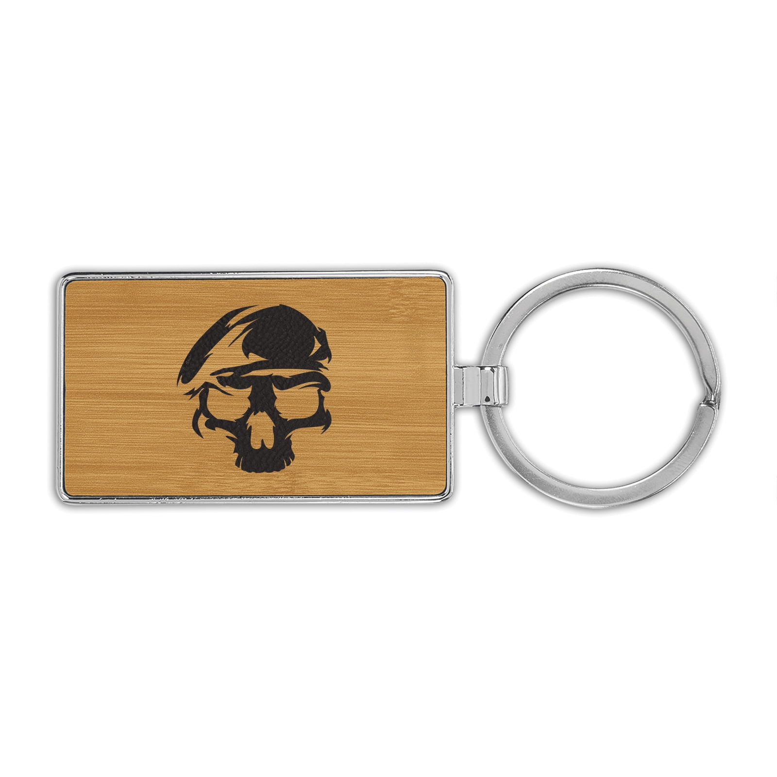 US Army Ranger Skull Premium Leatherette Keychain rangers unit special ...