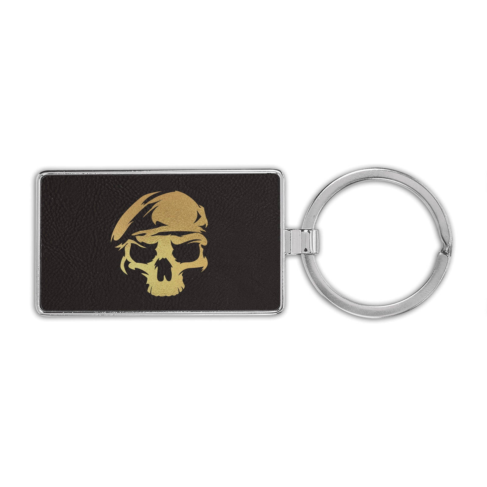 US Army Ranger Skull Premium Leatherette Keychain rangers unit special ...
