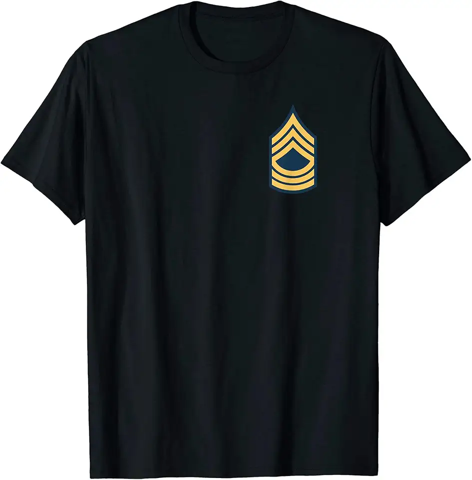 US Army Rank - Master Sergeant (E-8) - MSG chest T-Shirt - Walmart.com