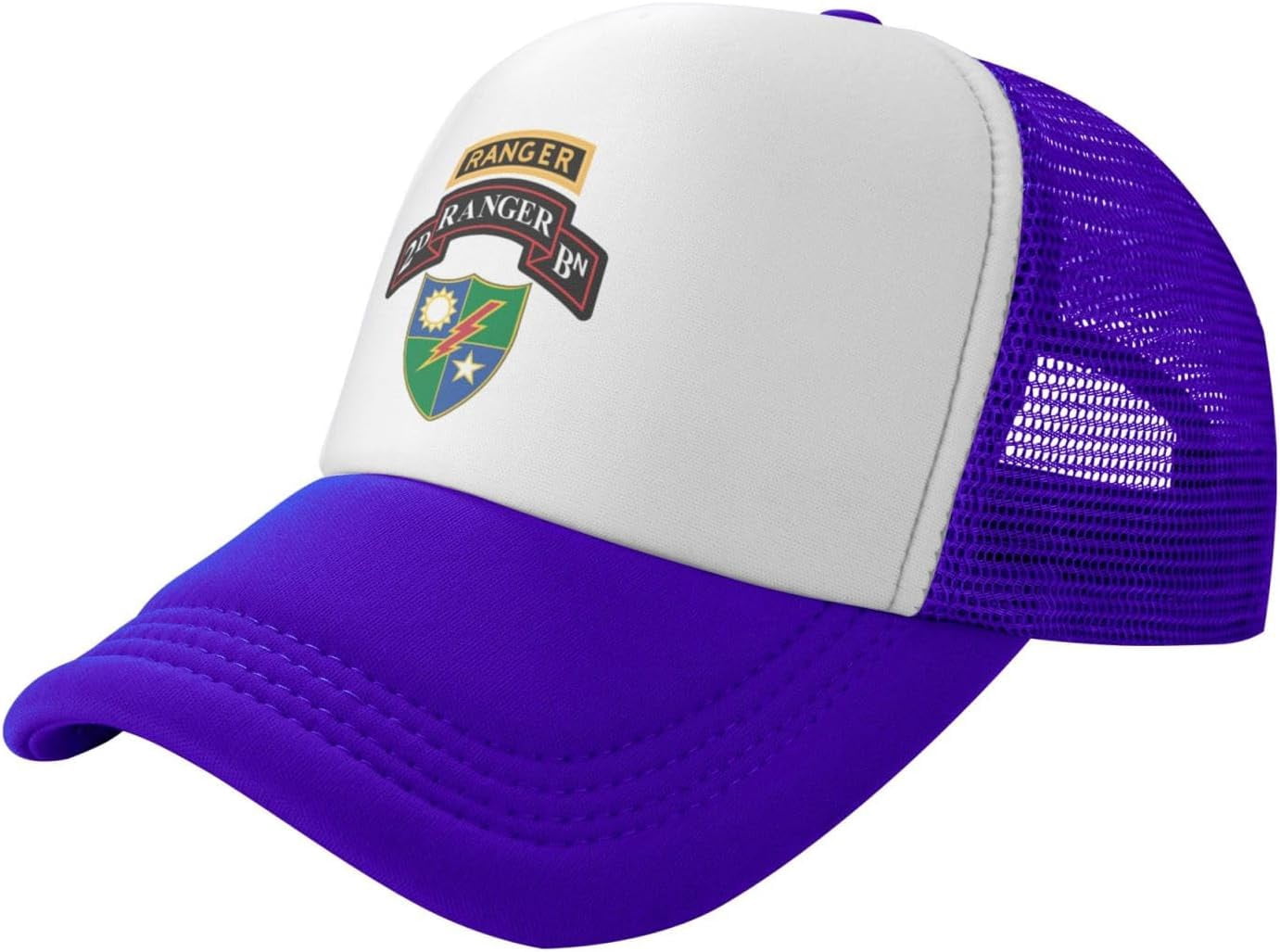 US Army Retro 2nd Ranger Battalion Classic Baseball Cap Unisex Mesh ...
