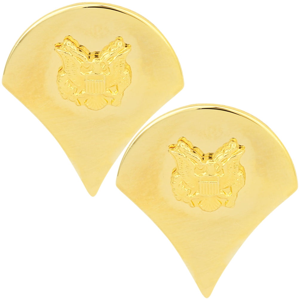 US Army SPC E4 Gold Metal Rank Pin on Rank - Walmart.com