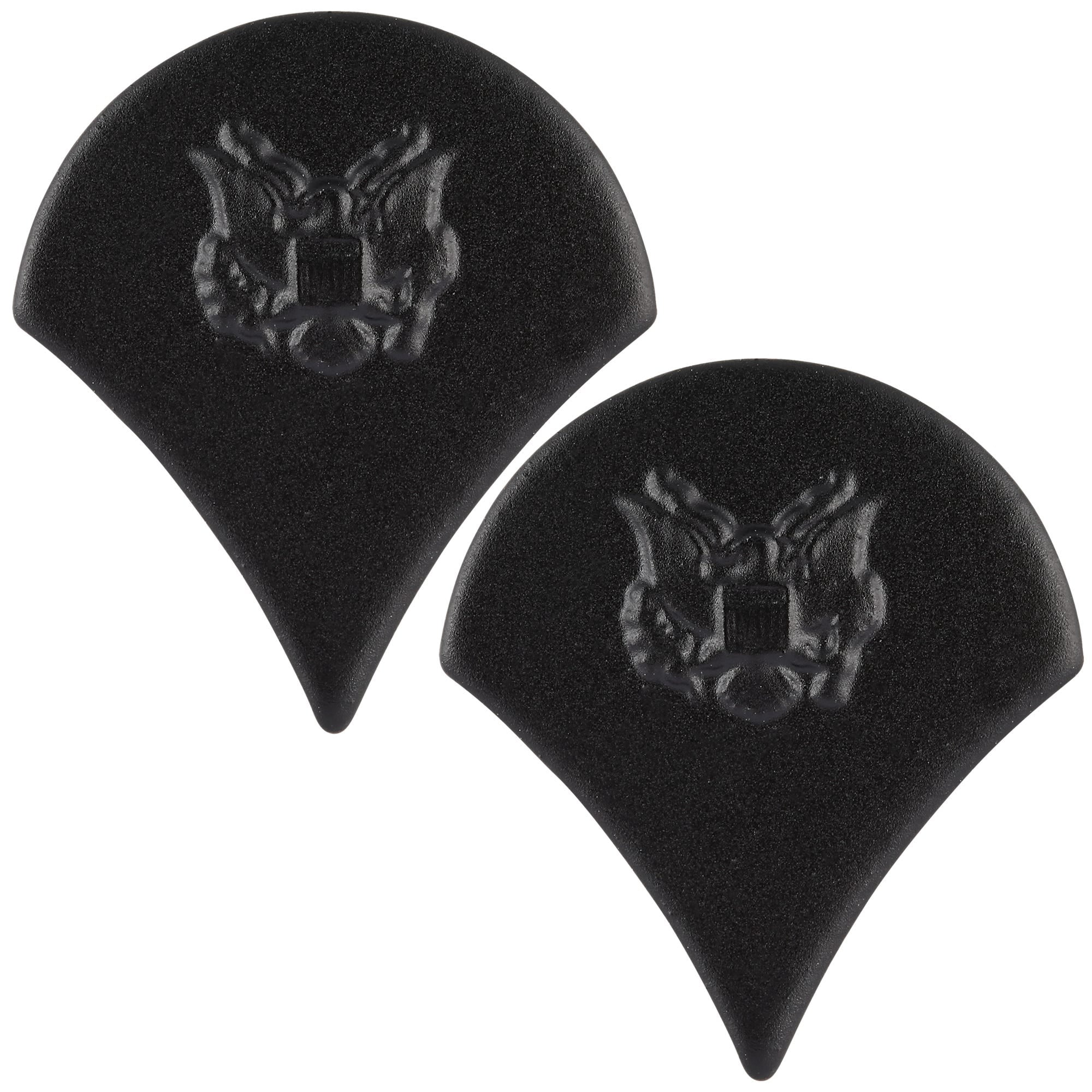 US Army SPC E4 Subdued Black Metal Pin On Rank Pair - Walmart.com