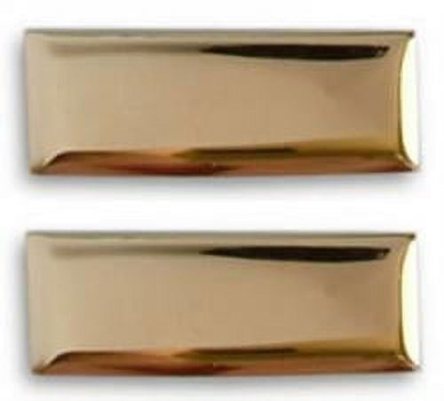 US Army Second Lieutenant 22K Gold Collar Rank Insignia - Walmart.com