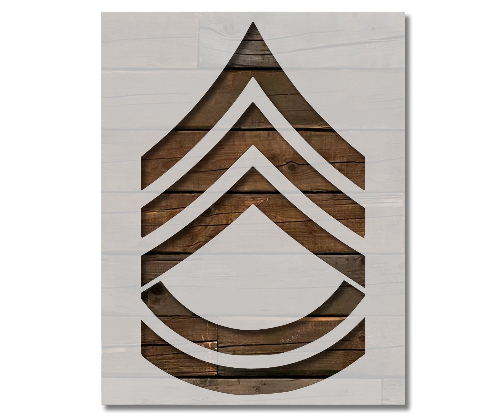 US Army Sergeant First Class Stencil Template Reusable 8.5 x 11 Inches ...