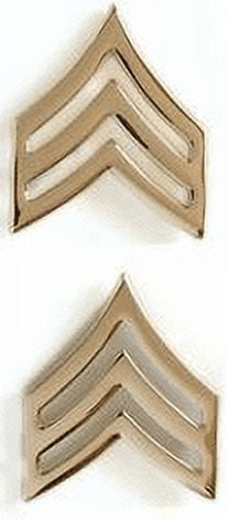 US Army Sergeant Gold Collar Rank Insignia - Walmart.com