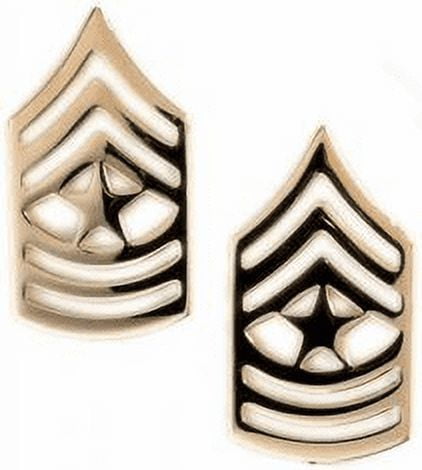 US Army Sergeant Major Gold Collar Rank Insignia - Walmart.com