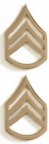 US Army Staff Sergeant Gold Collar Rank Insignia - Walmart.com
