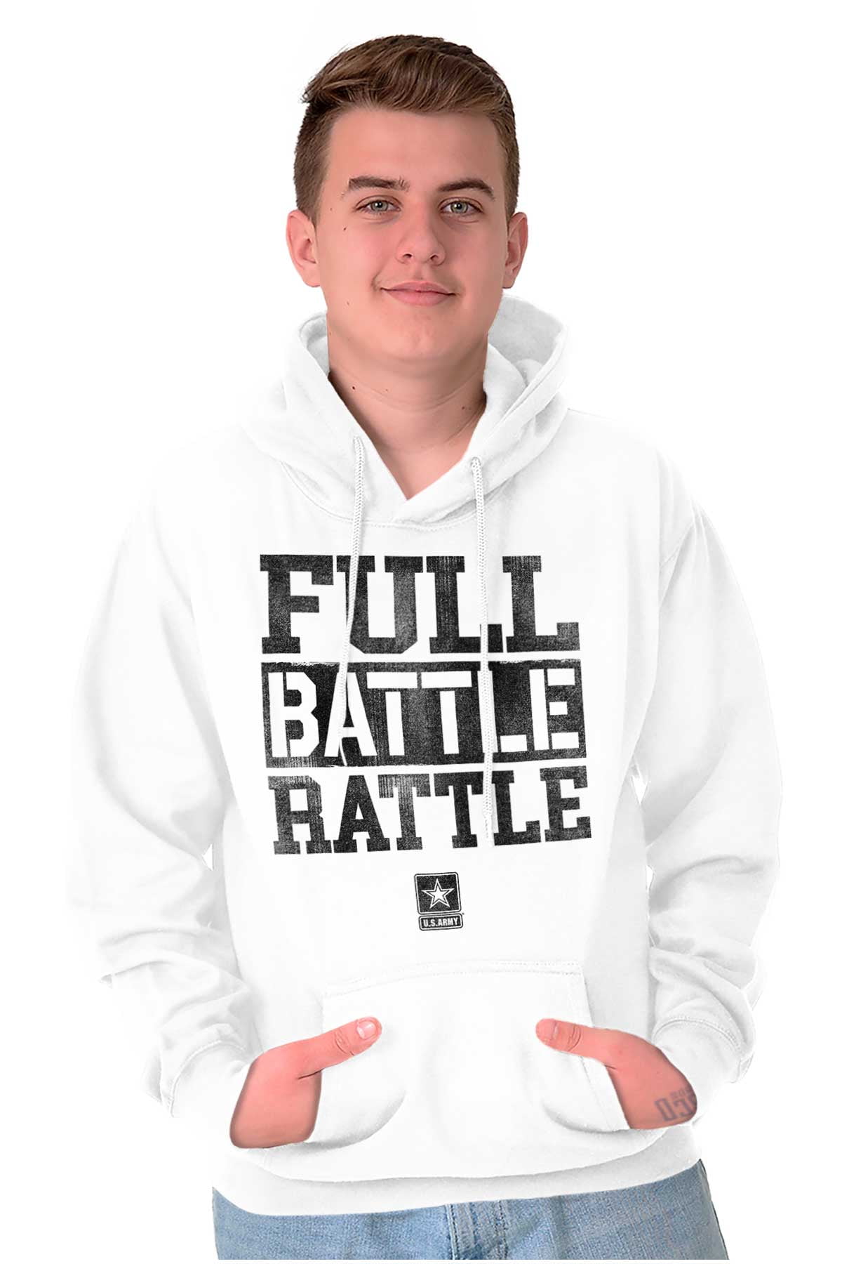 US Army Star Logo Full Battle Rattle Hoodie Sweatshirt Women Men Brisco ...