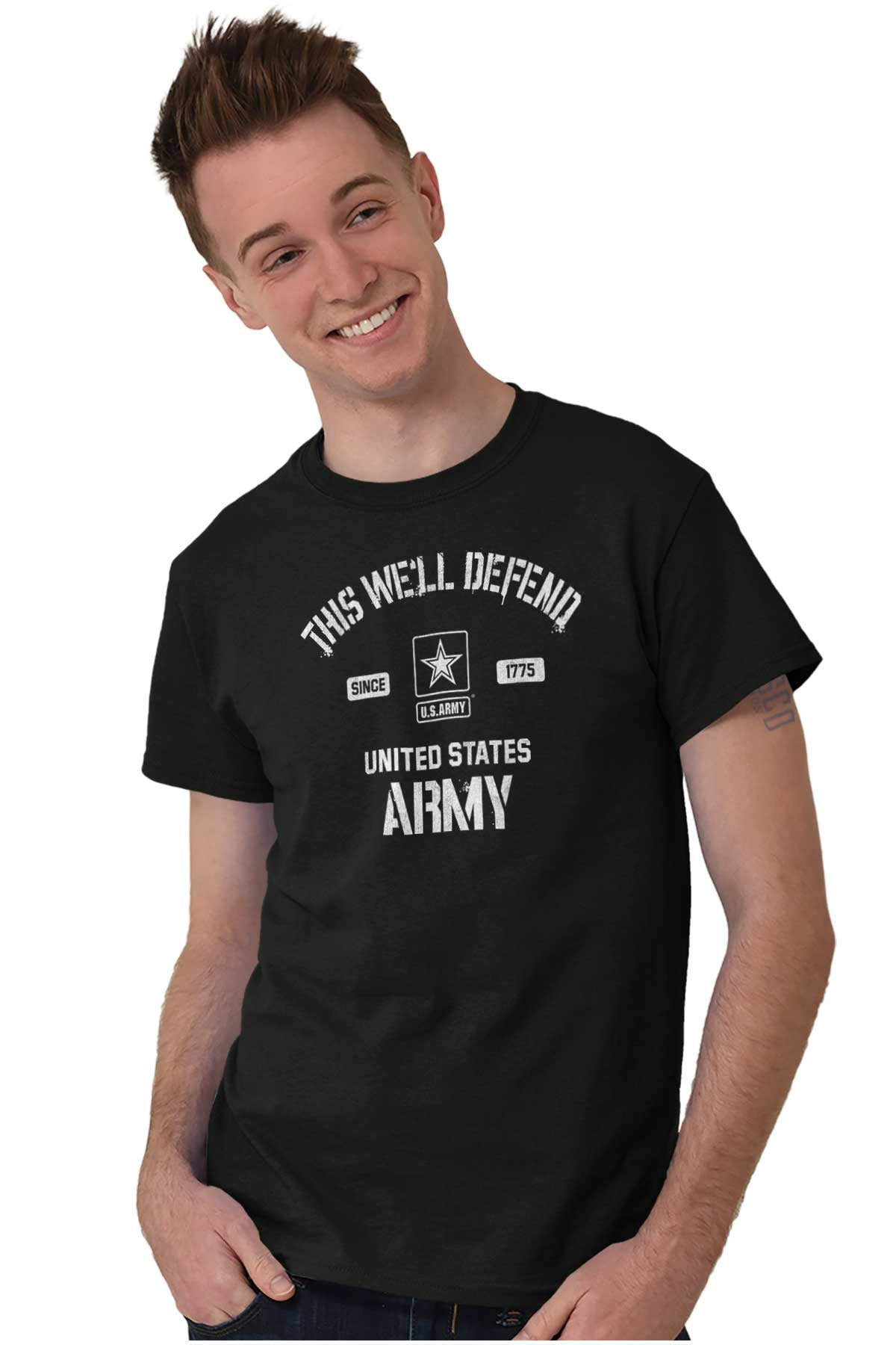 US Army Star Logo This We’ll Defend Men's Graphic T Shirt Tees Brisco ...