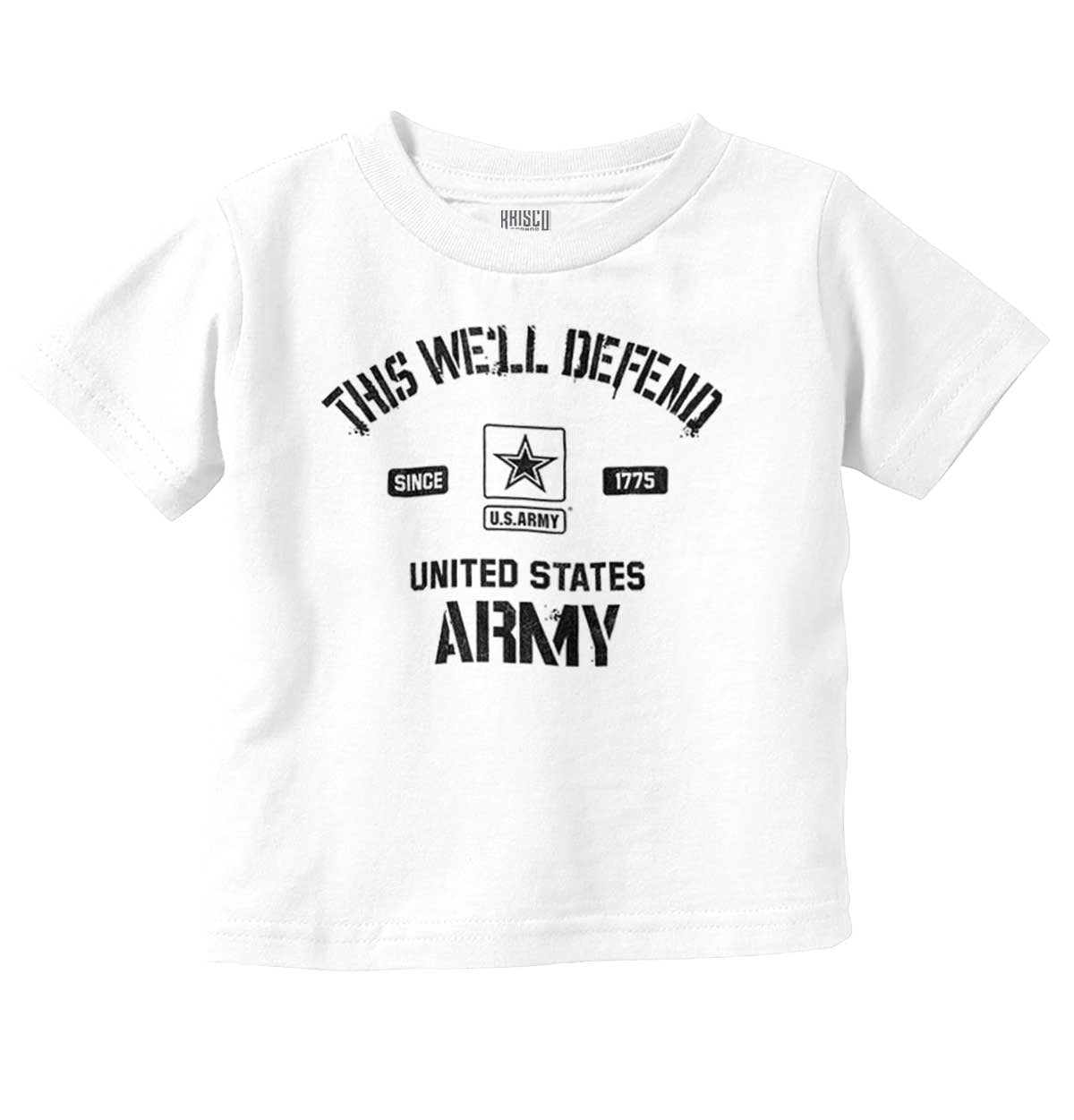 US Army Star Logo This We’ll Defend Toddler Boy Girl T Shirt Infant ...
