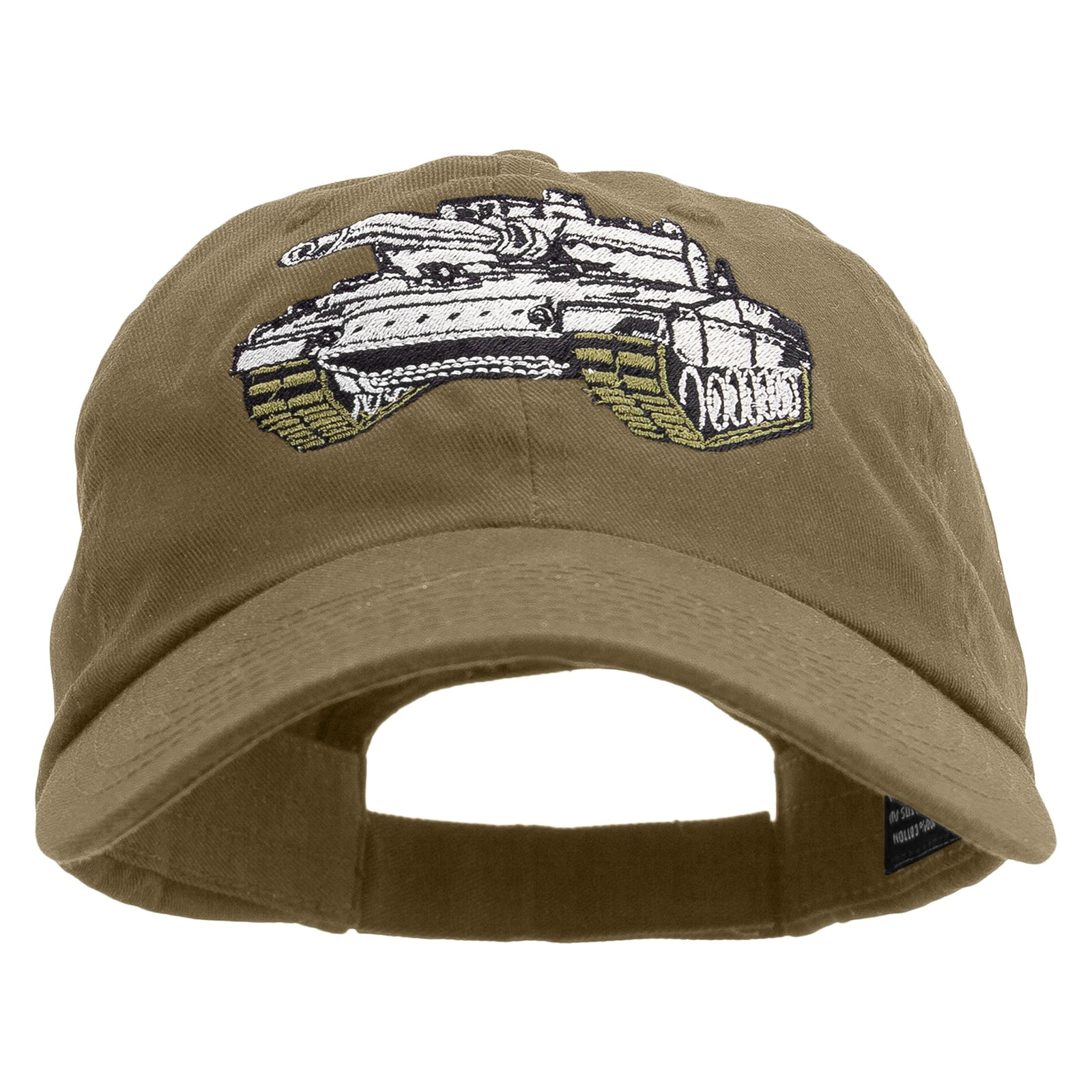 US Army Tank Embroidered Low Profile Dyed Cotton Twill Cap - Khaki OSFM ...