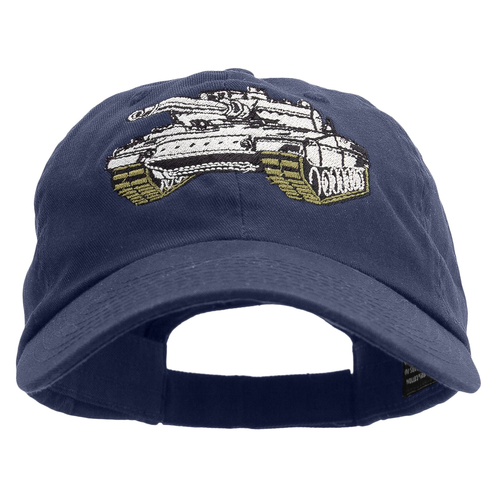 US Army Tank Embroidered Low Profile Dyed Cotton Twill Cap - Navy OSFM ...