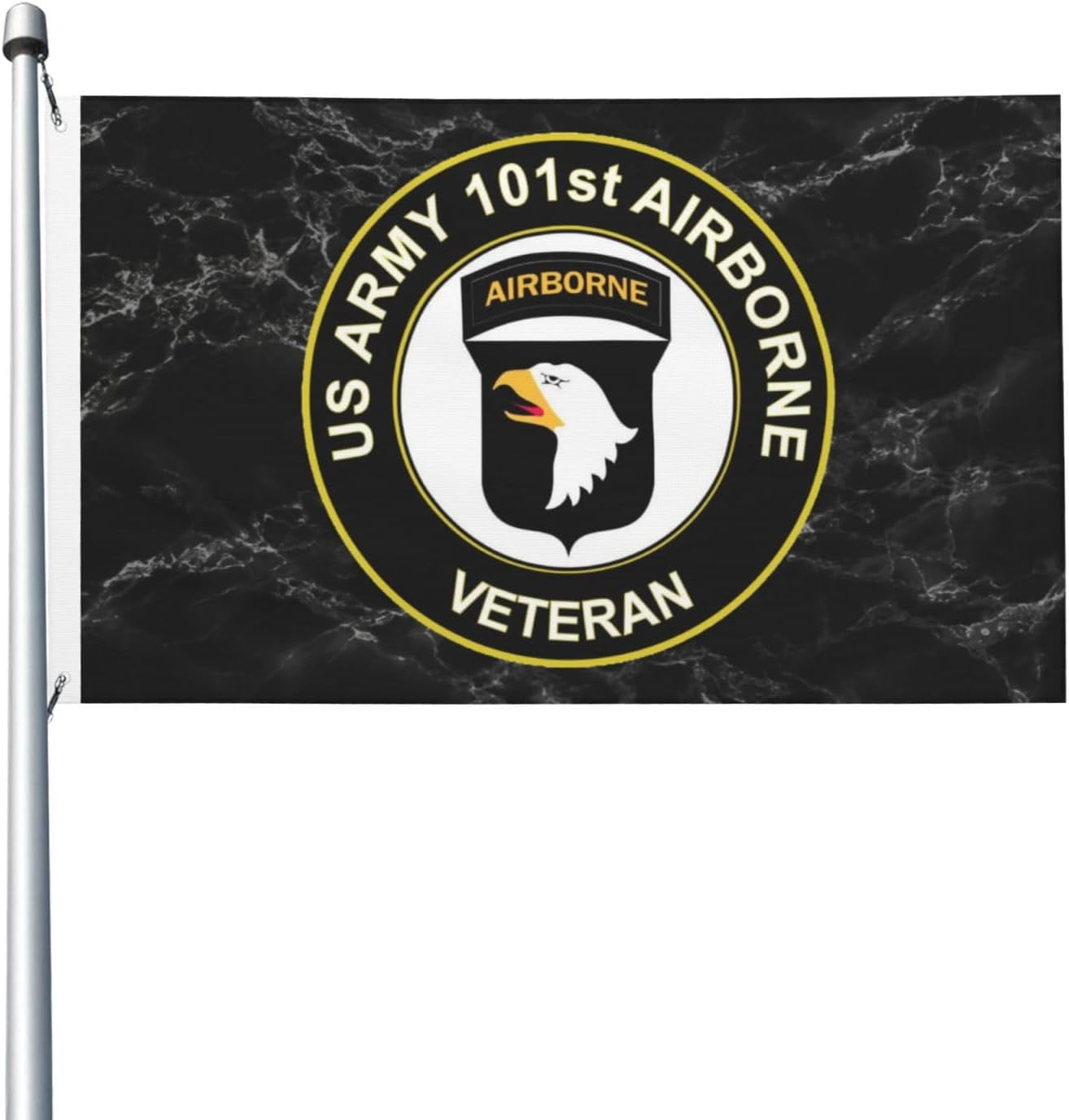 US Army Veteran 101st Airborne Division 3x5 Double Sided Flag Fade ...