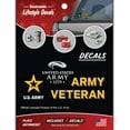 US Army Veteran Car Decals - Set of 4 Window Stickers Army Logo ...