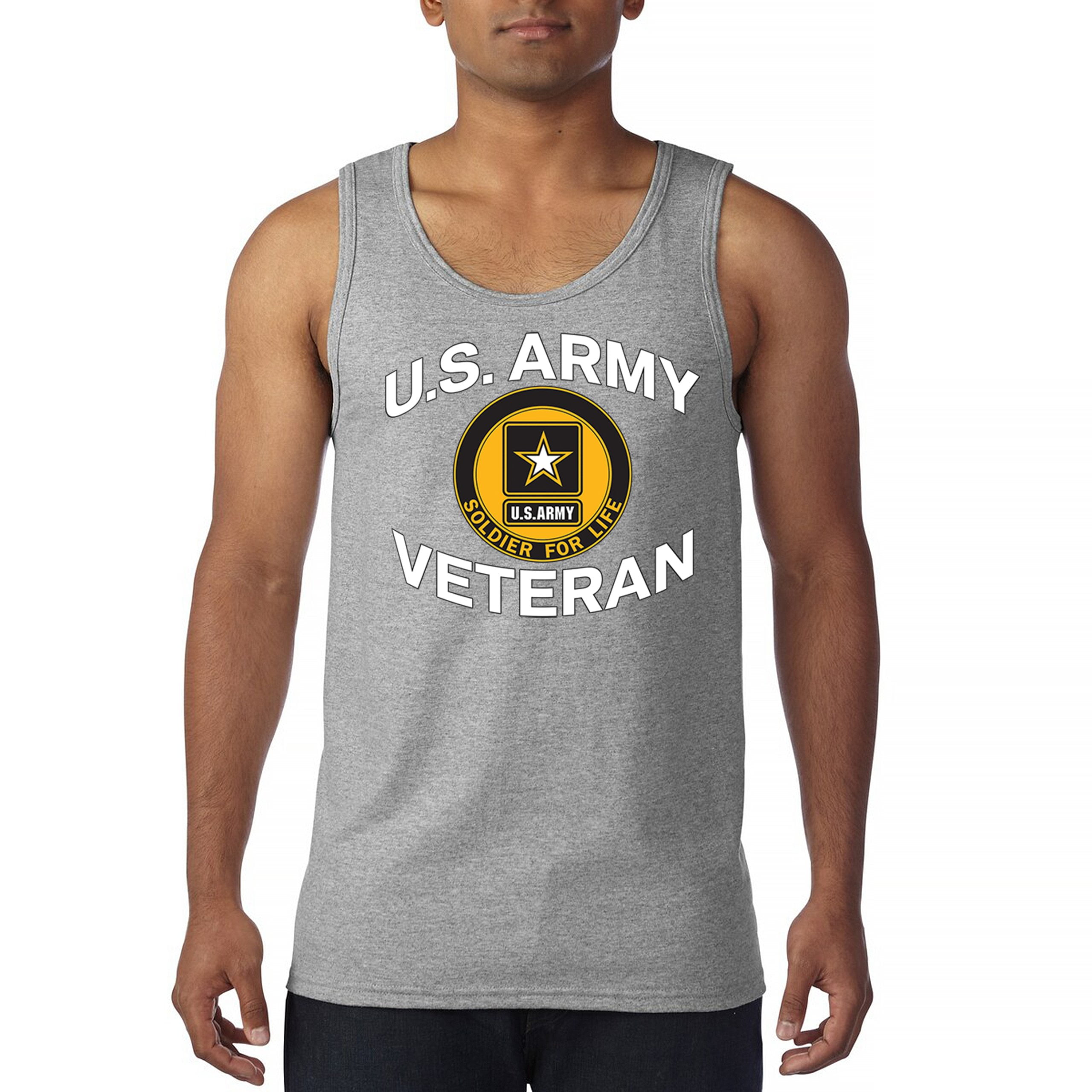 US Army Veteran Soldier For Life Tank Top Military Pride DD 214 ...