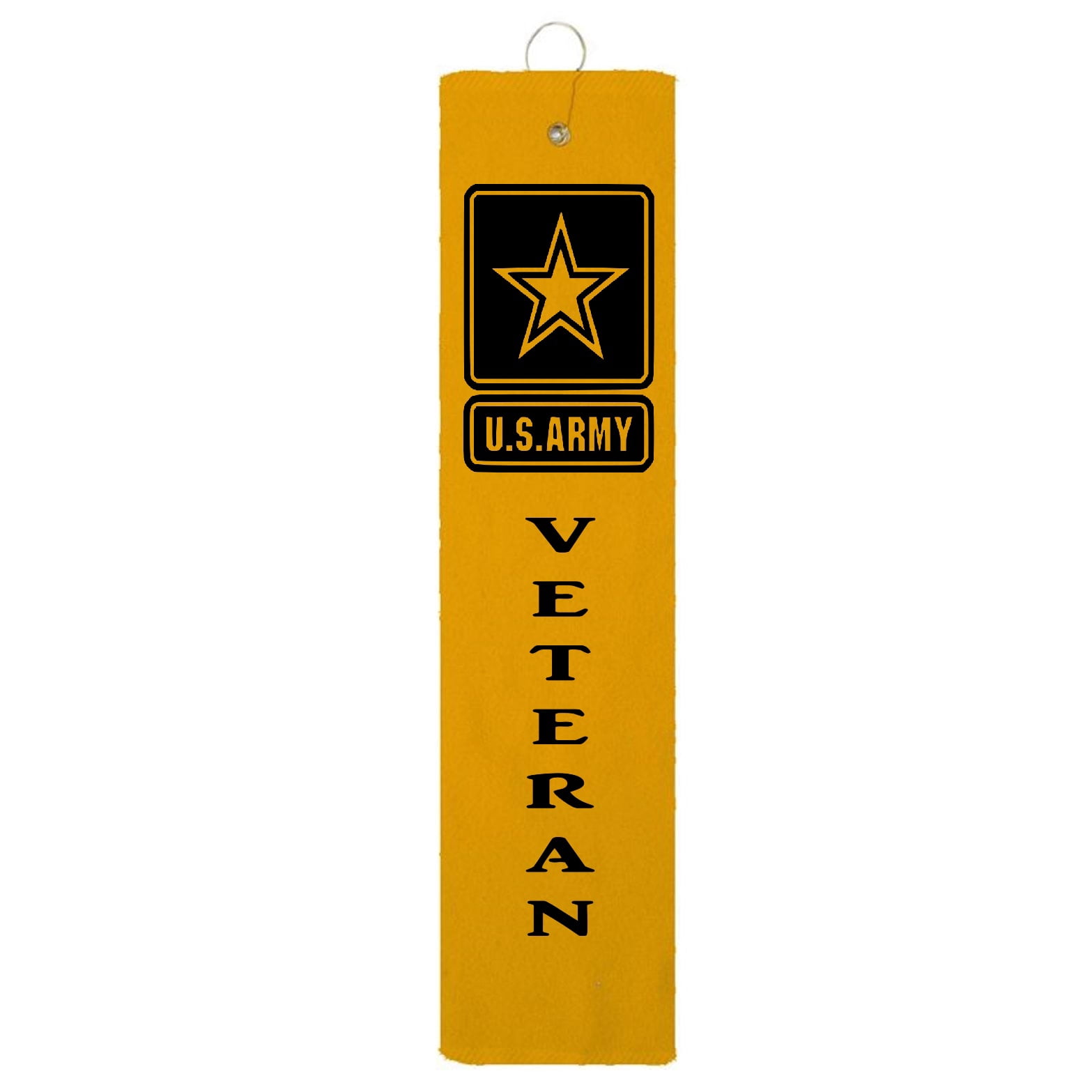 US Army Veteran Soldier Military Tri-fold Golf Towel With Grommet ...