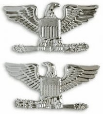 US Army and Air Force Colonel Collar Rank Insignia - Walmart.com