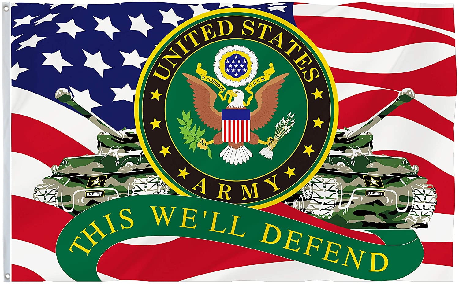 US Army flag This we'll defend flag United States Military flags ...