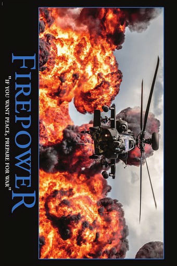 US Army inspiration Poster 20x30 FIREPOWER War Fire battle destruction ...