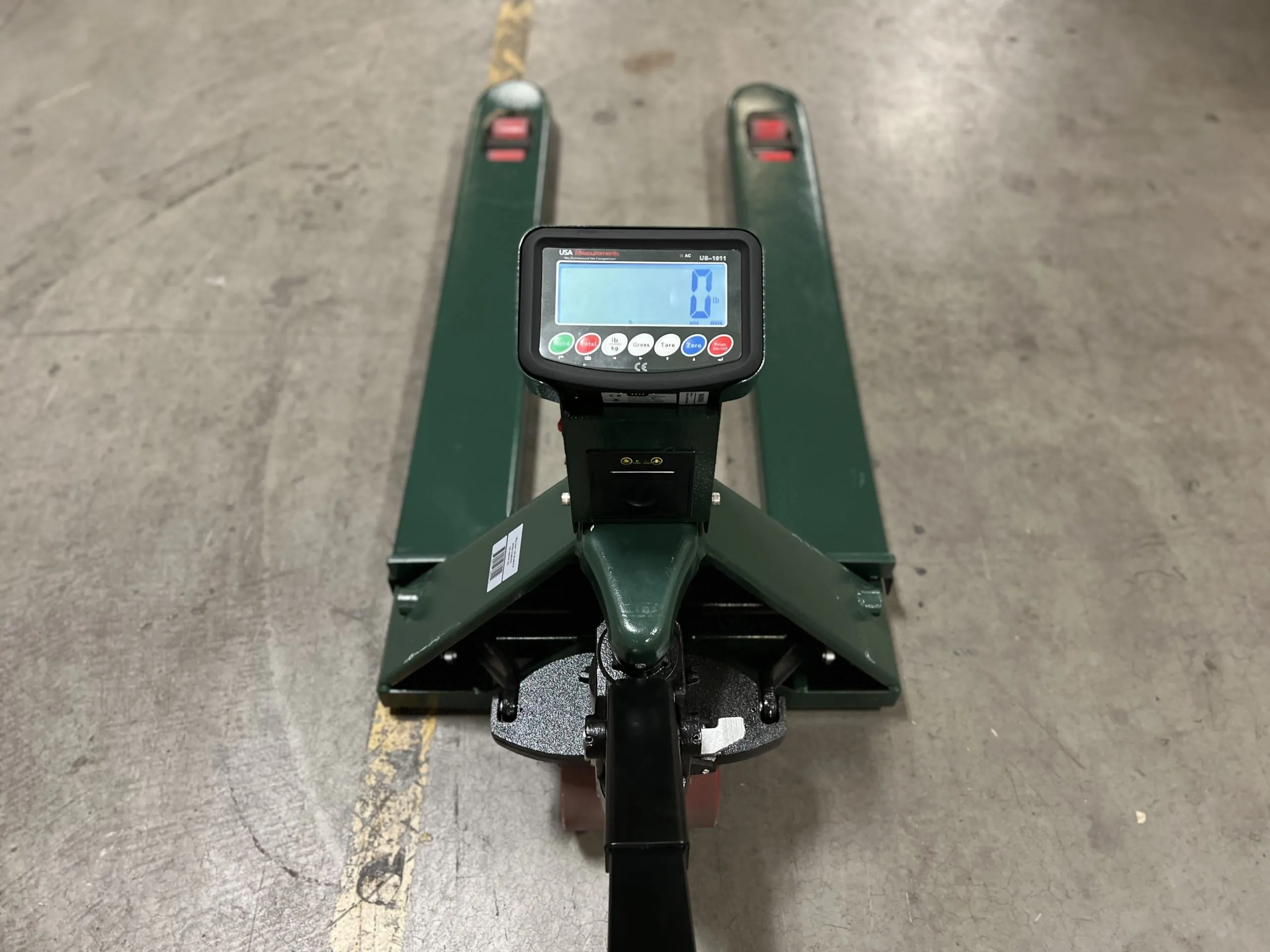 US-BJ4827P “Big Jack” Pallet Jack Scale & Printer (6,000 lb x 1 lb ...