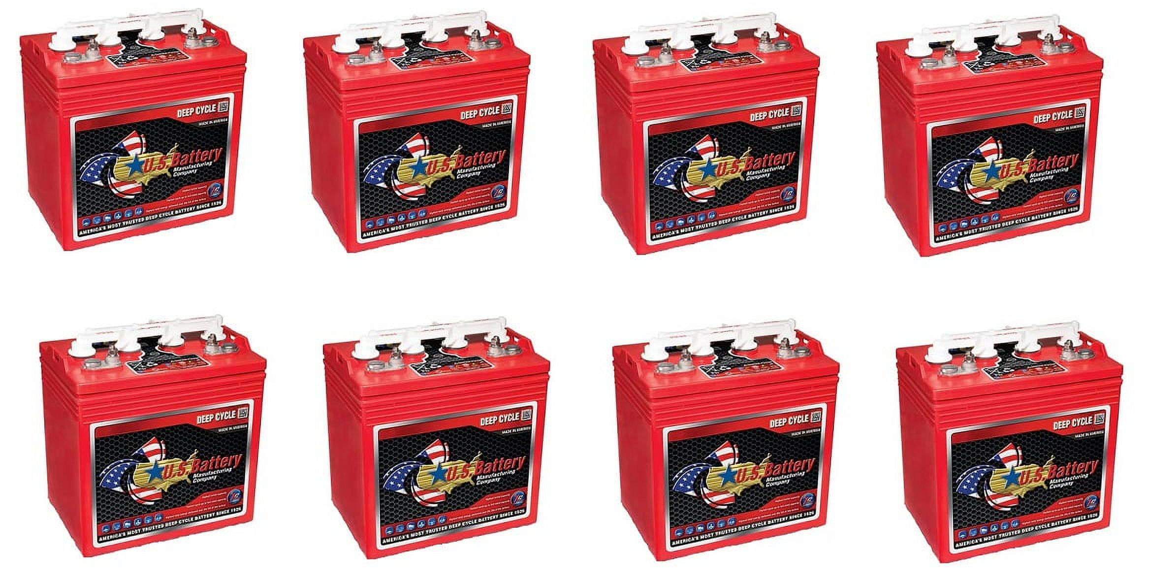 US Battery US8VGC T875 8 Volt, 170 AH Deep Cycle Battery - 8 Pack - Walmart.com