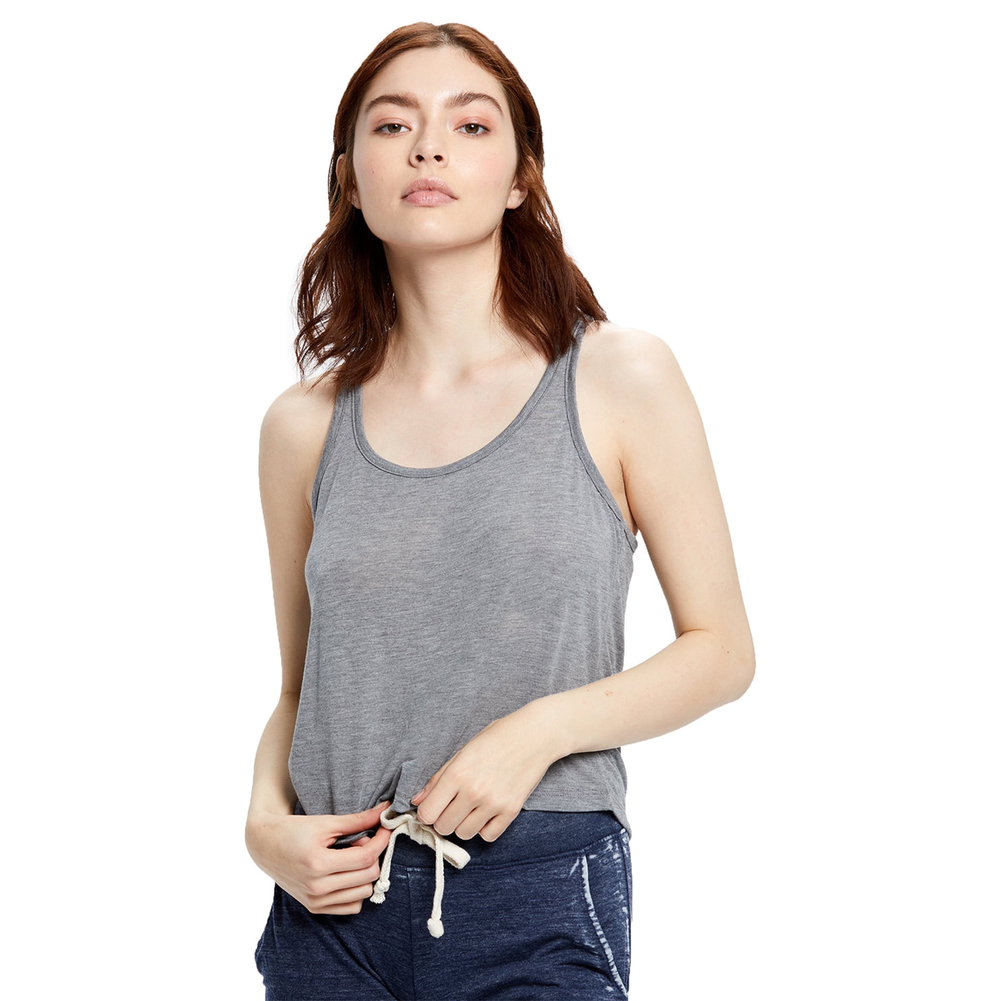 US Blanks Ladies' Sheer Cropped Racer Tank - Walmart.com
