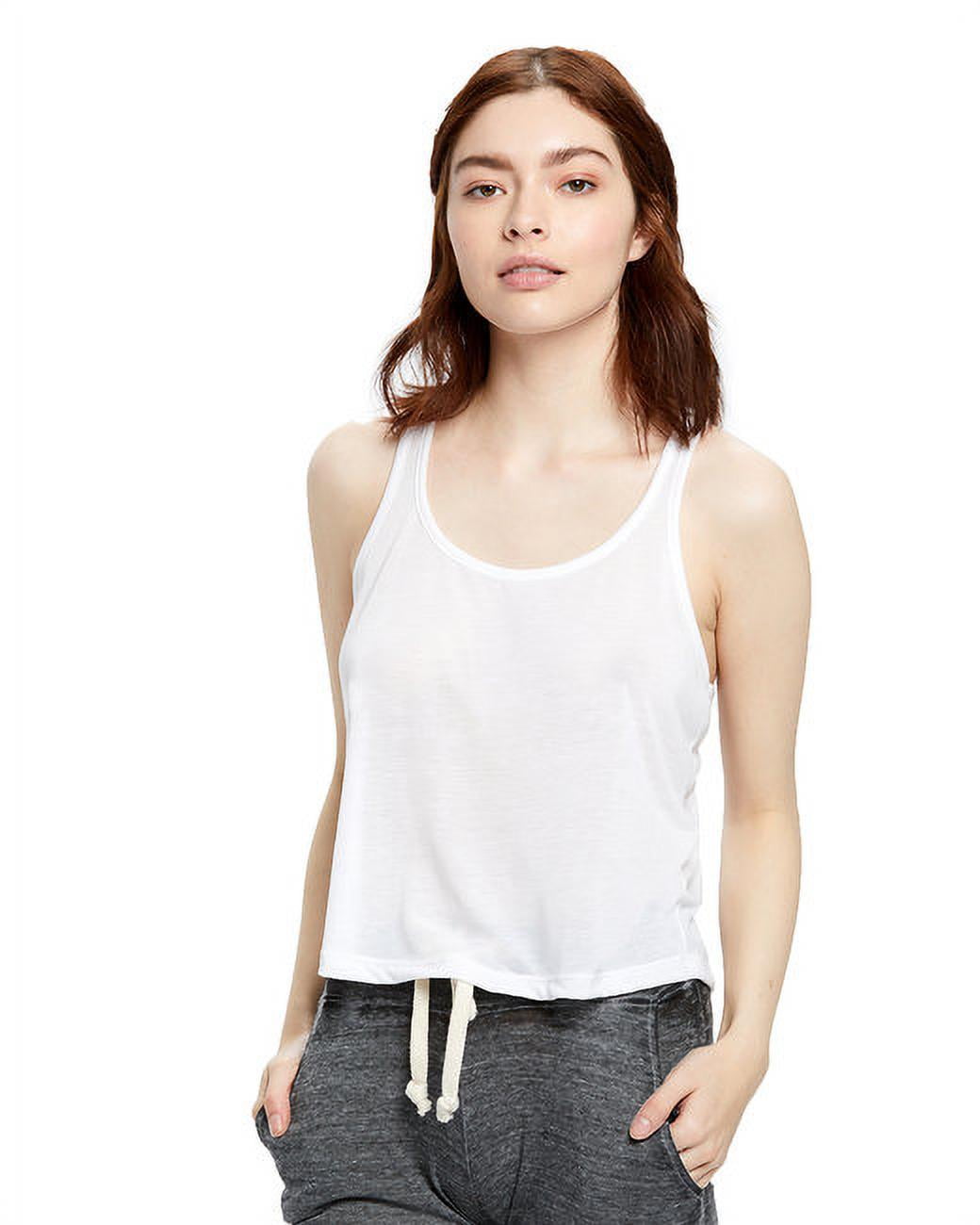 US Blanks US510 Ladies Sheer Cropped Racer Tank - Walmart.com
