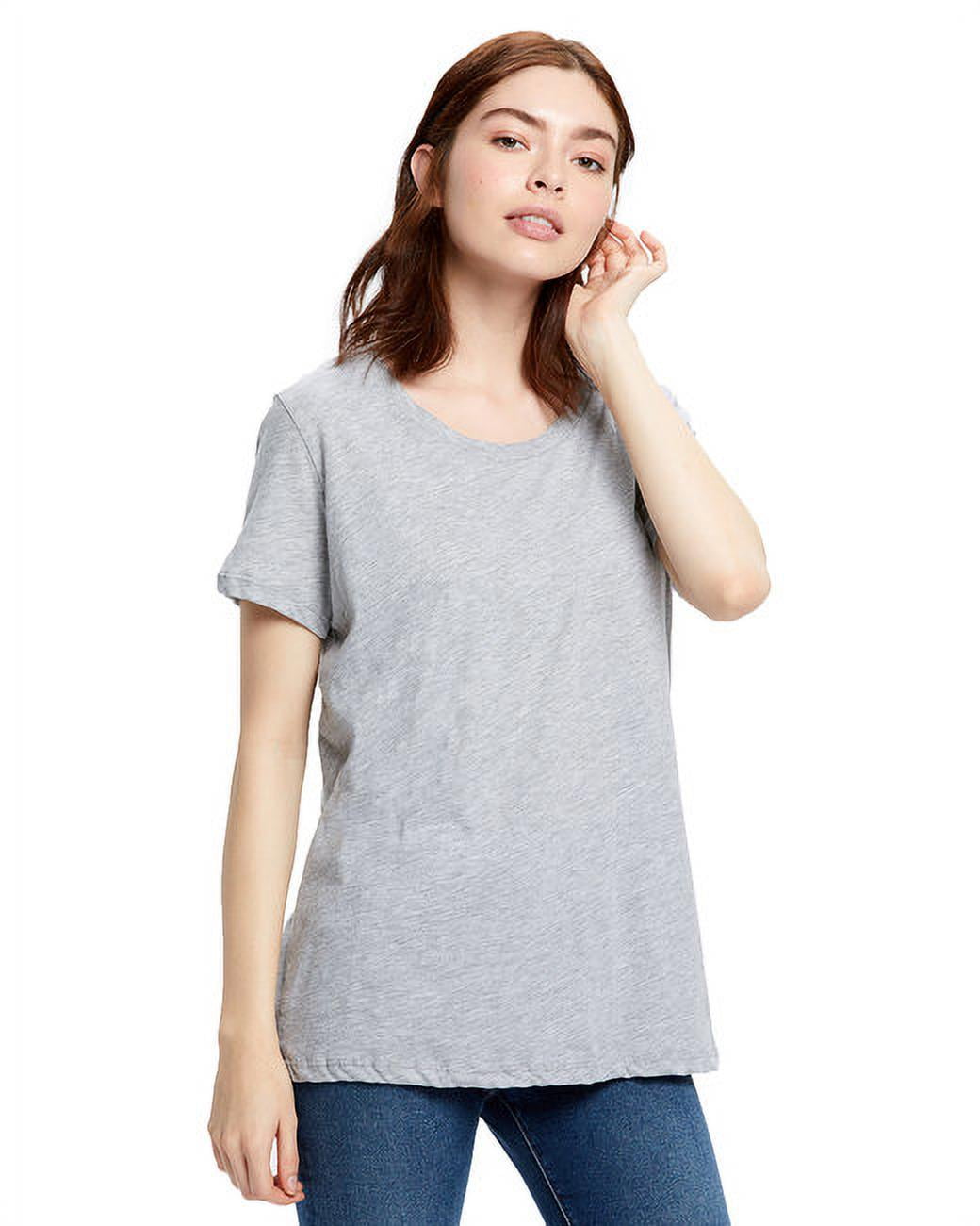 US Blanks Women's Fine Jersey, Short Sleeve, Loose Fit Boyfriend Tee M ...