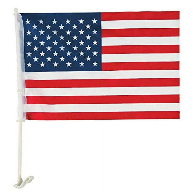 US Car Flag (2 Flags) - Walmart.com