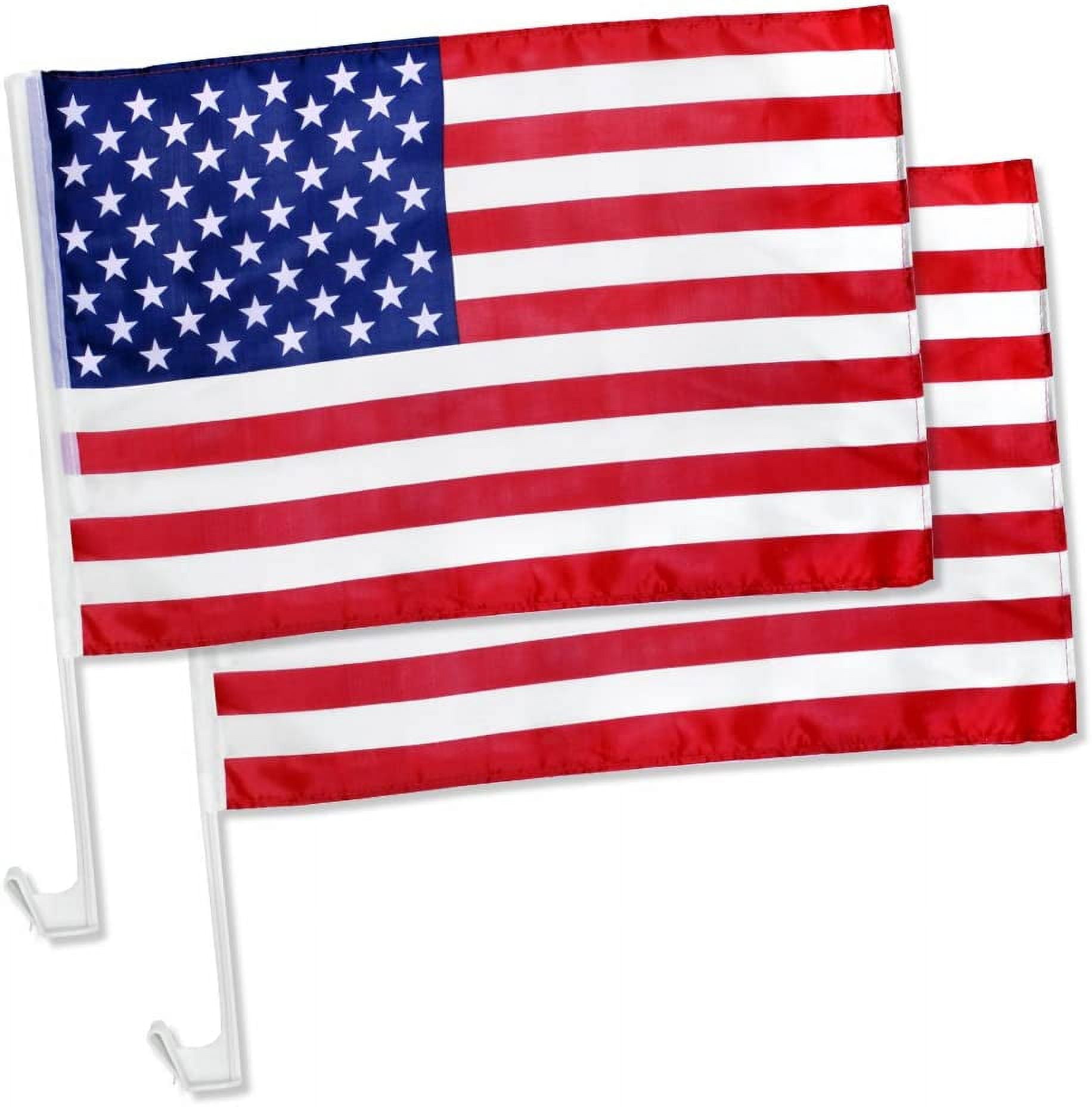 US Car Flags Car Exterior Automotive Accessories, 17" x 12" - Walmart.com