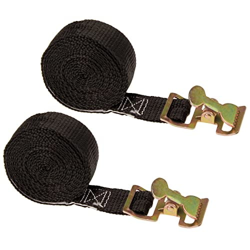 US Cargo Control 1 Inch x 8 Foot Action Spring Buckle Strap with ...