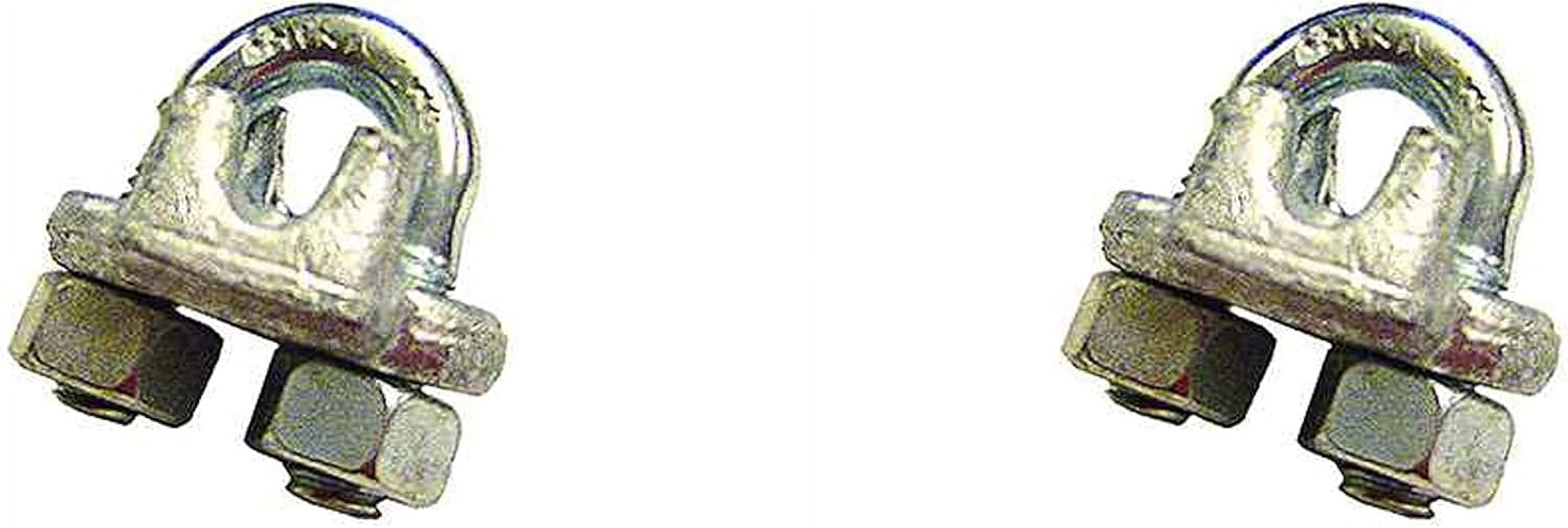 US Cargo Control 3/4" Galvanized Drop Forged Wire Rope Clips - 2 Pack ...