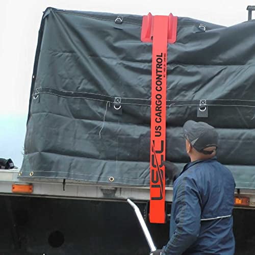 US Cargo Control 4 Inch Winch Strap with Large Flat Hook, 27 Feet Long ...