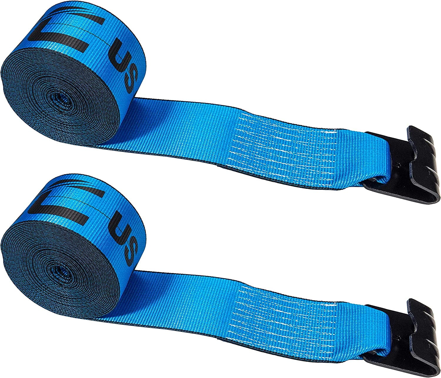 US Cargo Control 4 Inch Winch Strap with Large Flat Hook, 40 Feet Long ...