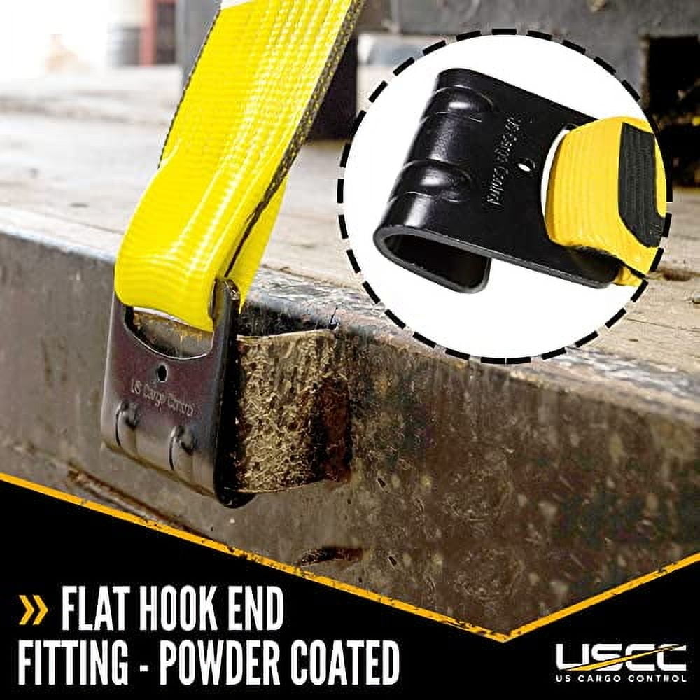 US Cargo Control 4 Inch x 11 Inch Fixed End (2-Pack), Zinc-Coated ...