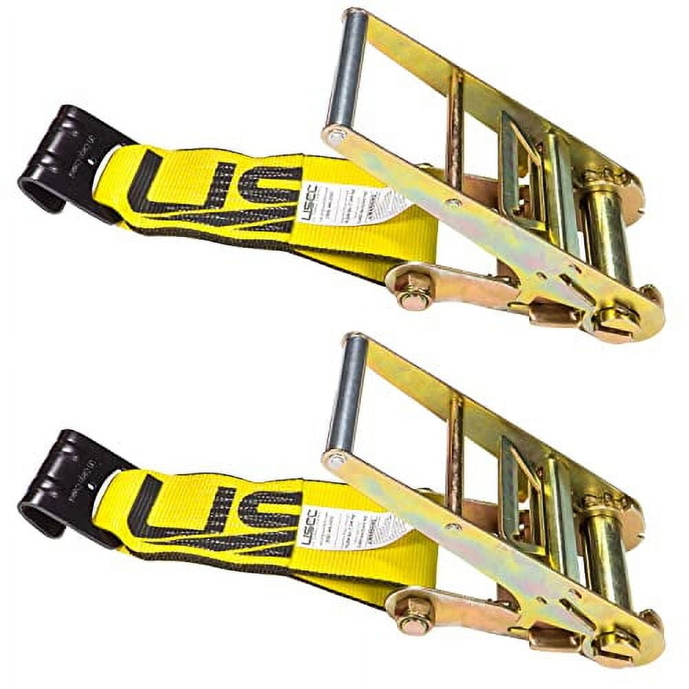 US Cargo Control 4 Inch x 11 Inch Fixed End (2-Pack), Zinc-Coated ...