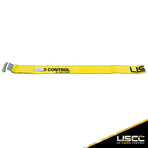 US Cargo Control 4 Inch x 5 Feet Roll Off Container Winch Strap with ...
