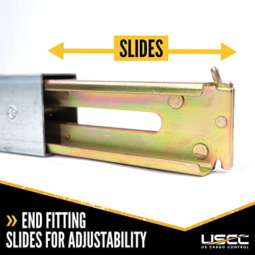 US Cargo Control E-Track Shoring Beams 92"-103" (2-Pack), Adjustable ...