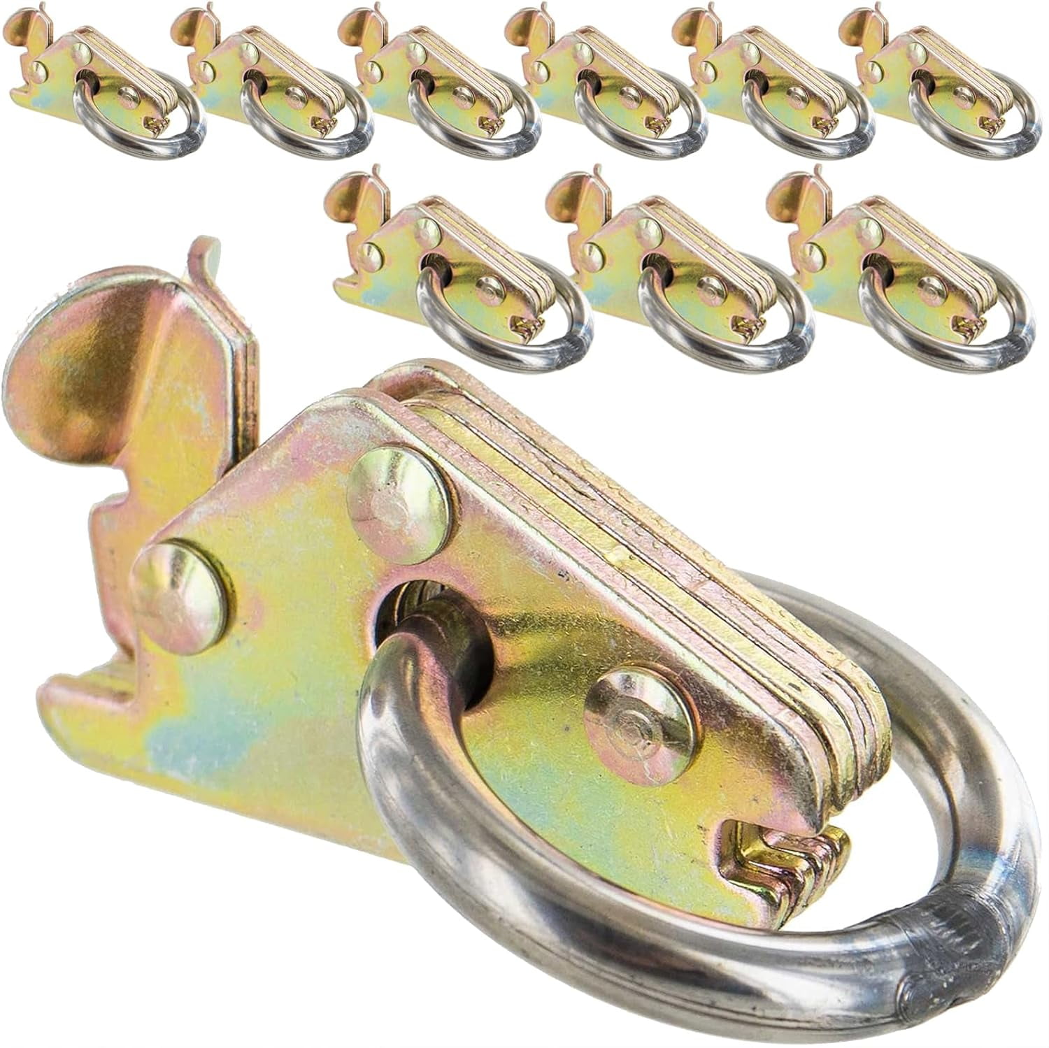 US Cargo Control E Track Tie Down Heavy Duty with Ring, Spring Loaded ...