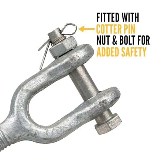 US Cargo Control Galvanized Jaw and Jaw Turnbuckles, 3/4 Inch x 18 Inch ...