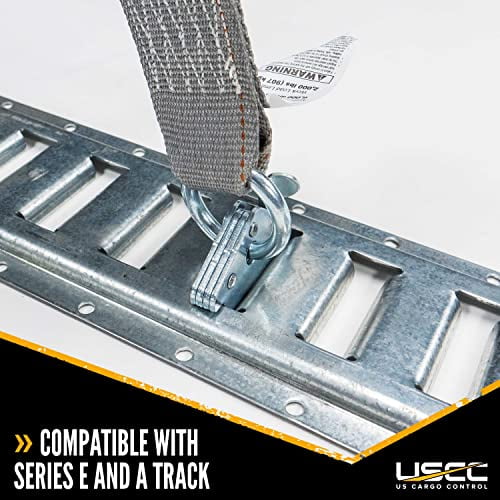 US Cargo Control Heavy Duty 6 Inch E Track Rope Tie Off - Easily ...