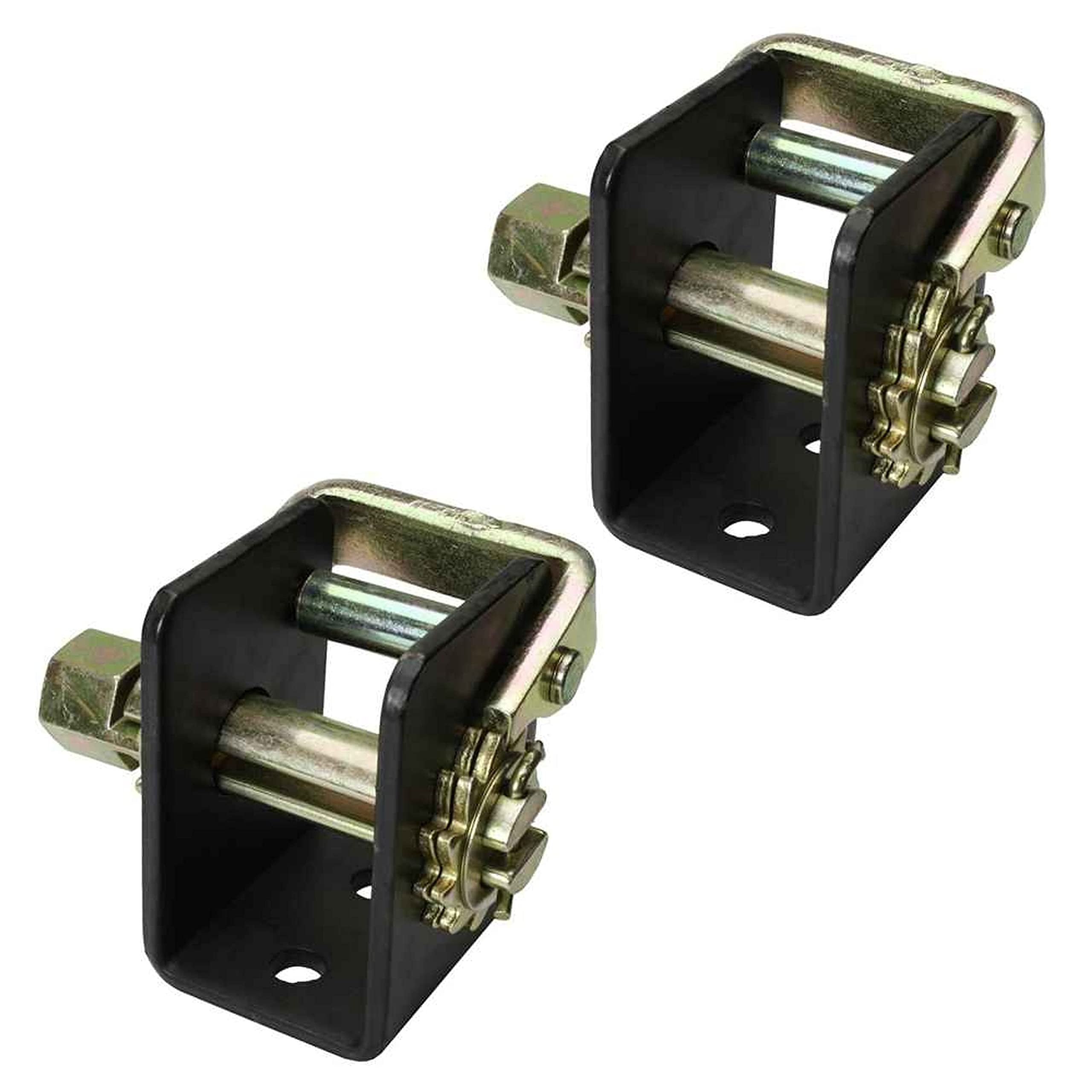 US Cargo Control Left Lashing Winches For Flatbed Trailer (2-Pack), 2 Inch Winch Holds Up 3 Feet ...