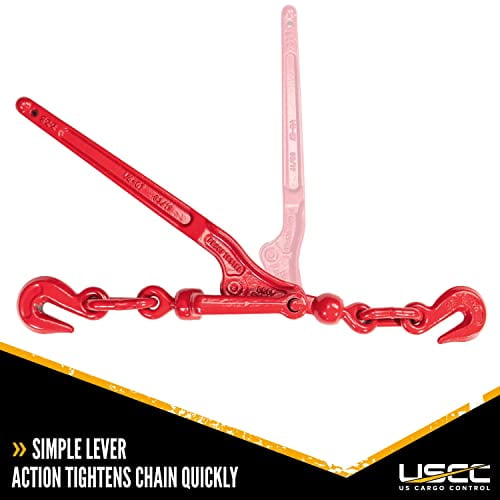US Cargo Control Lever Load Binder for 1/4" Grade 70 Chain (Working ...