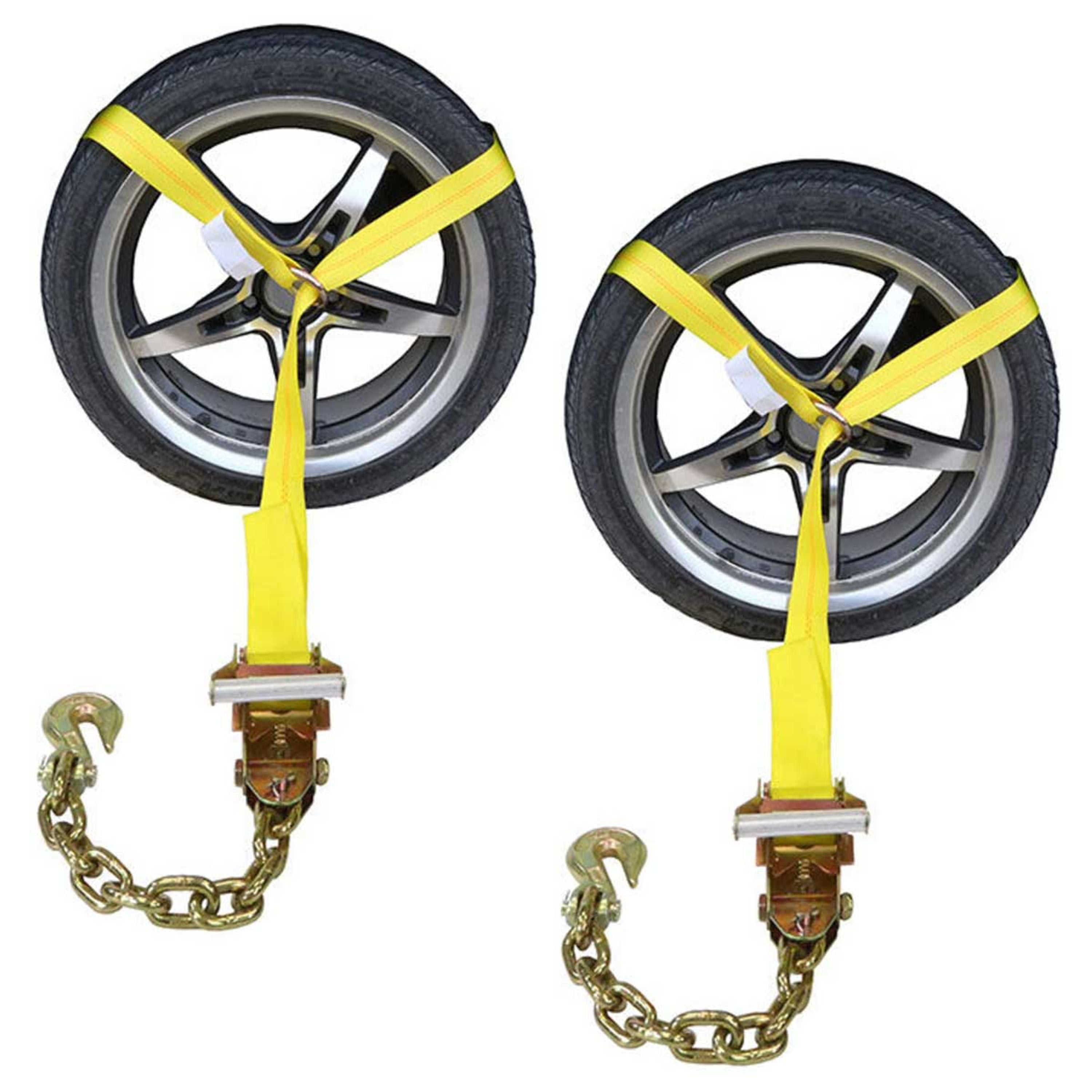 US Cargo Control Side Mount Wheel Net With Ratchet and Chain Extension ...