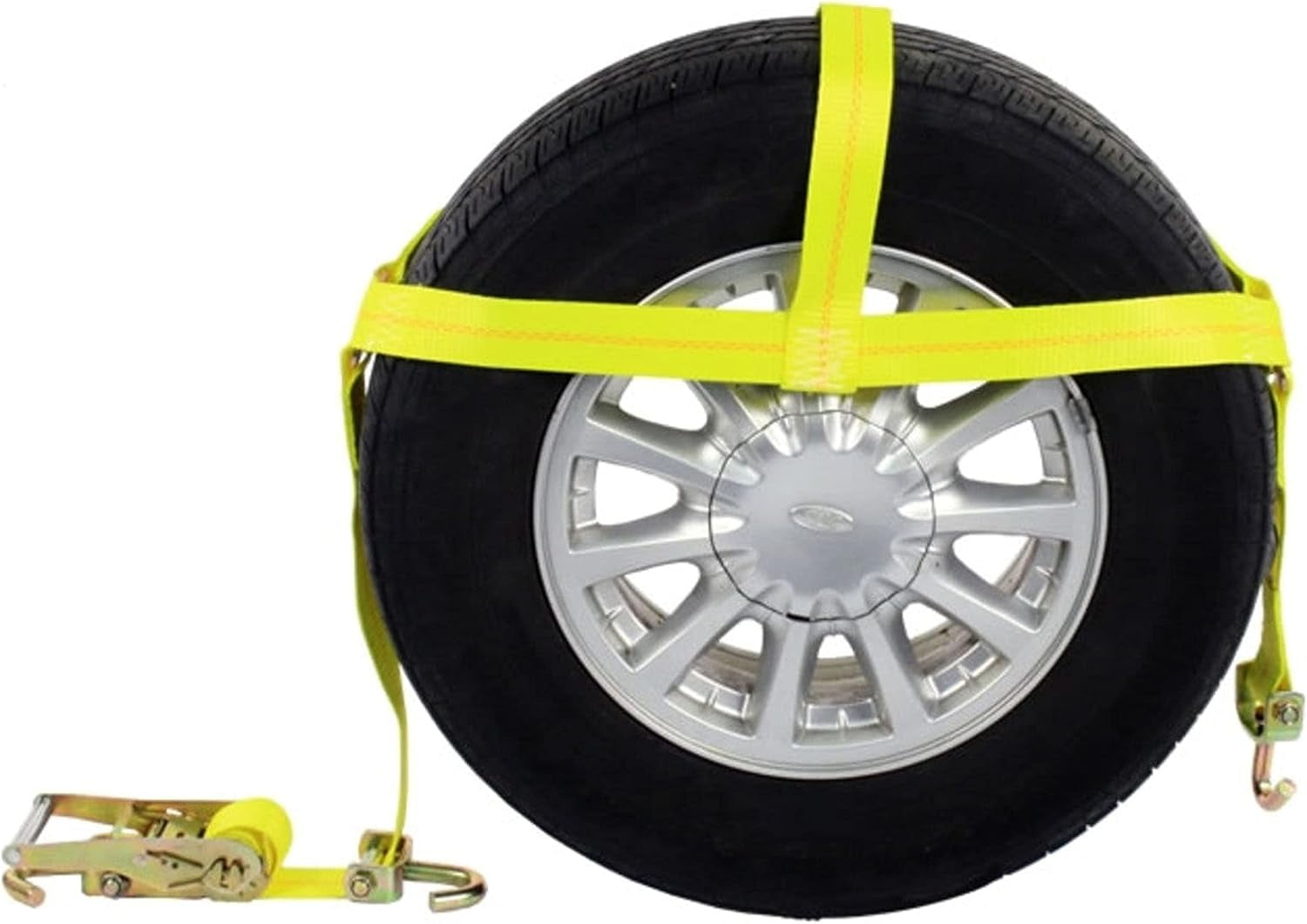 US Cargo Control Wheel Bonnet with Swivel Hooks and Ratchet, 2-Inch ...