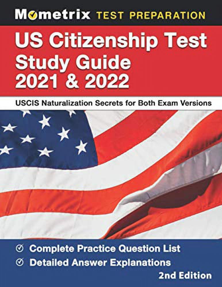 Pre-Owned US Citizenship Test Study Guide 2021 and 2022: USCIS ...
